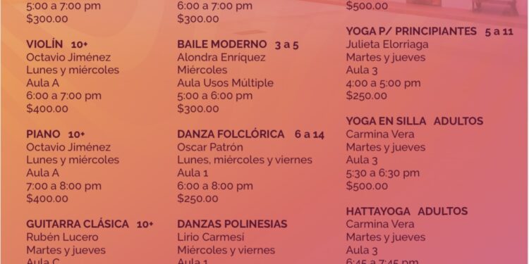 Ofrecen diferentes Cursos en el Centro Municipal de las Artes - El ... Ofrecen diferentes Cursos en el Centro Municipal de las Artes - El ...